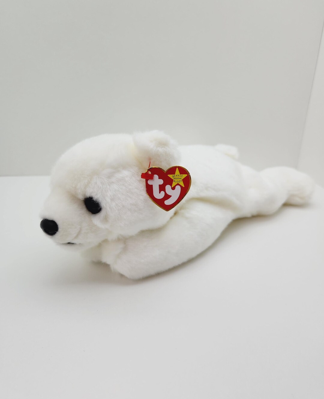 Vintage Ty Beanie Buddy 'chilly' the Polar Bear 13 Inch - Etsy