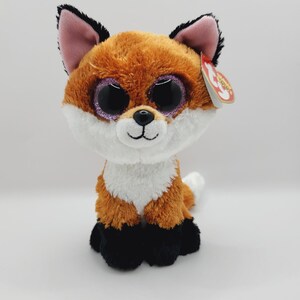 Vintage Ty Beanie Boo 'slick' the Fox (6 Inch) - Etsy