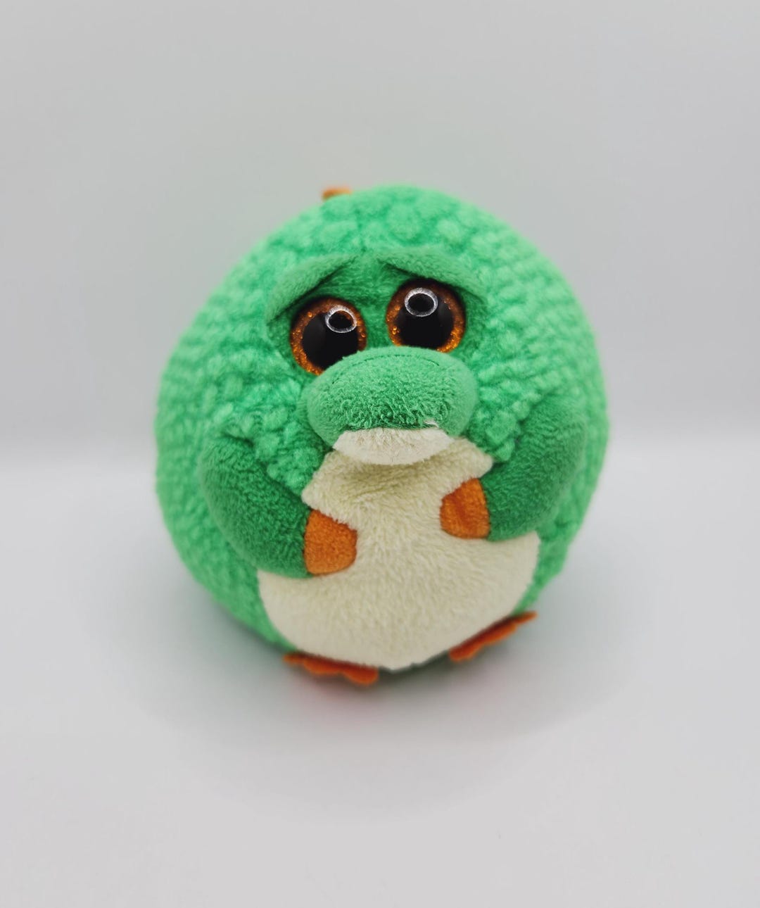 Vintage Ty Beanie Ballz 'bayou' the Alligator Plush Ball 5 Inch - Etsy