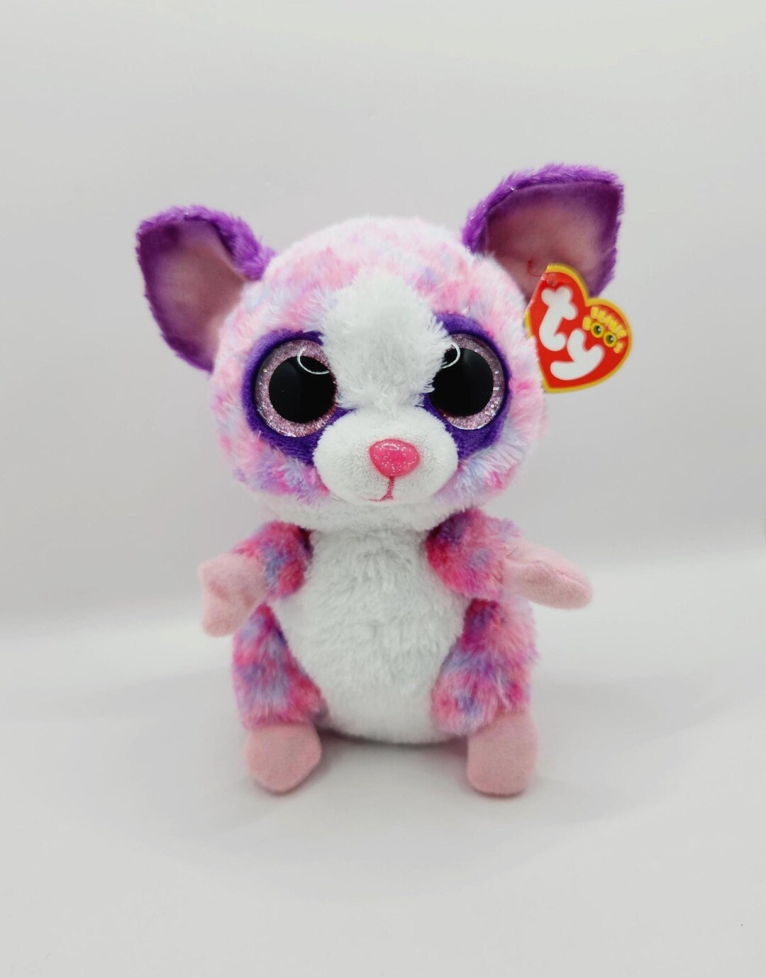 Ty Beanie Boo "becca" the Pink Bush Baby (6 Inch) - Etsy