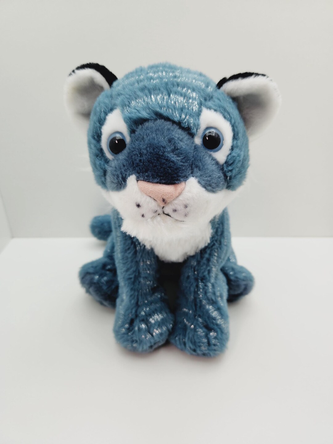 Wild Republic Blue Sparky Tiger Plush (12 Inch) - Foilkins - Etsy