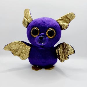 Vintage TY Beanie Boo "count" the Purple Bat (6 Inch) *rare* - No Hang ...