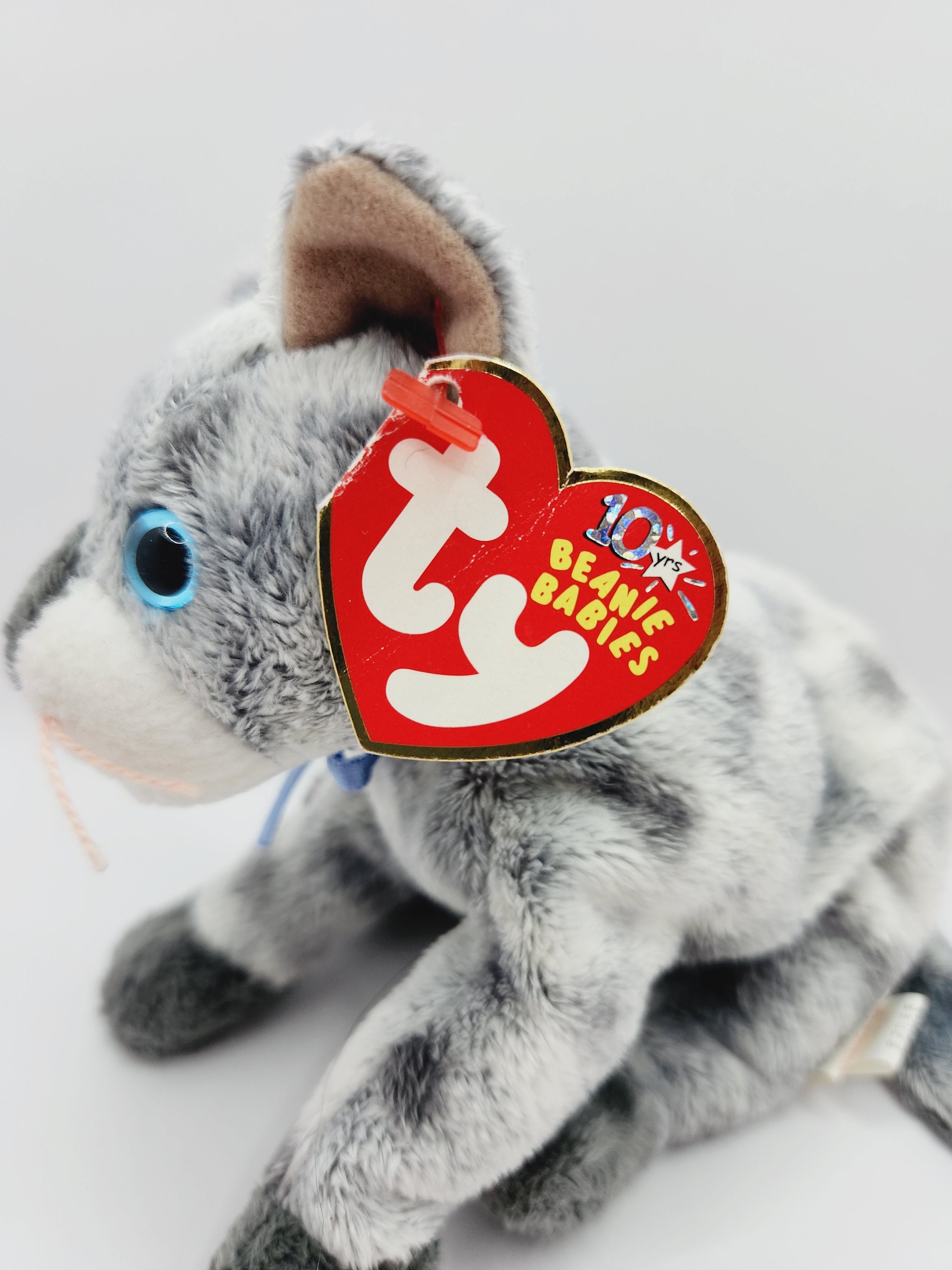 Ty Beanie Baby 'frisco' the Gray Tabby Cat 7 Inch - Etsy