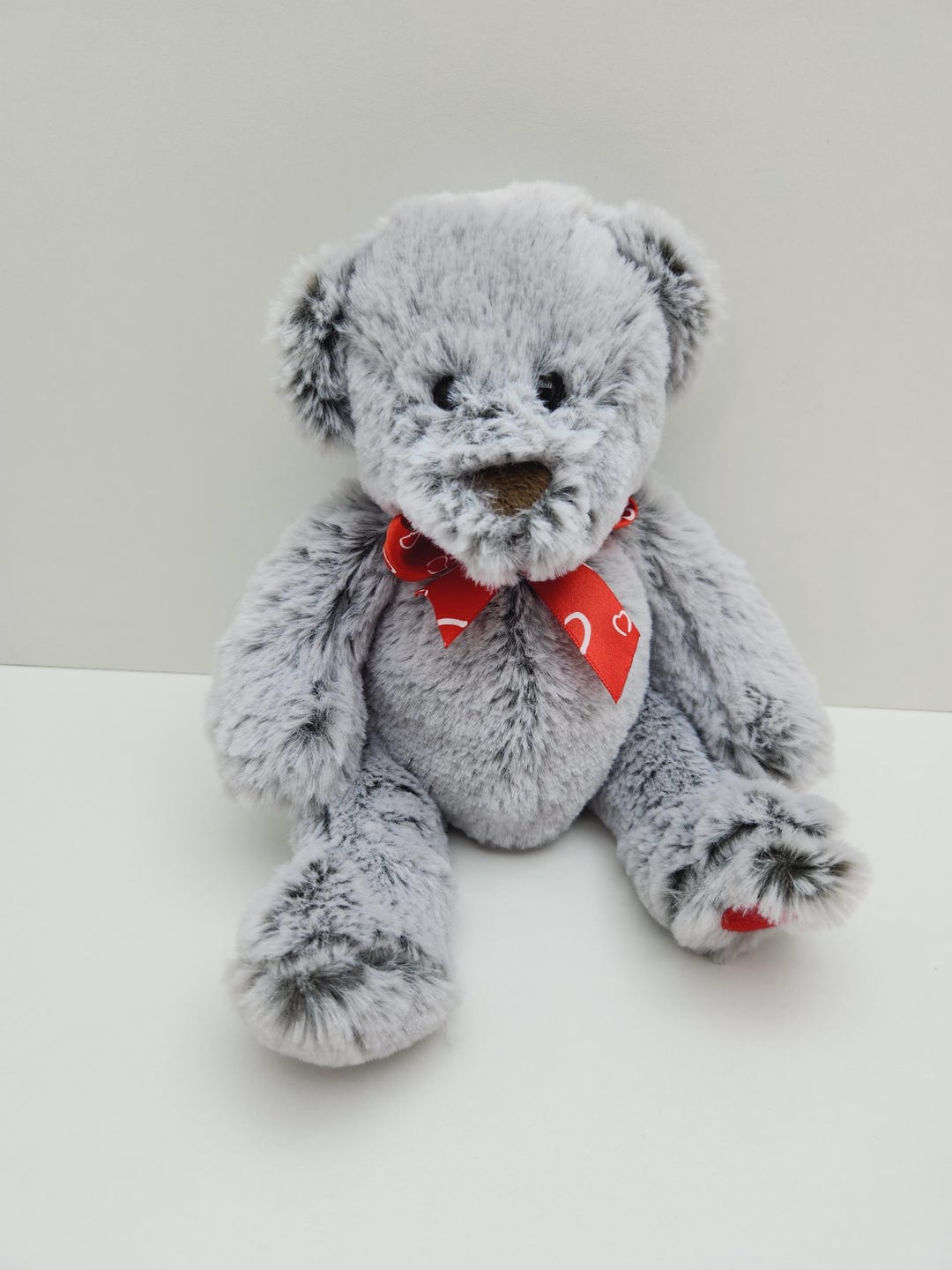 Vintage Gray XO Bear Plush Toy (8 Inch) - Etsy