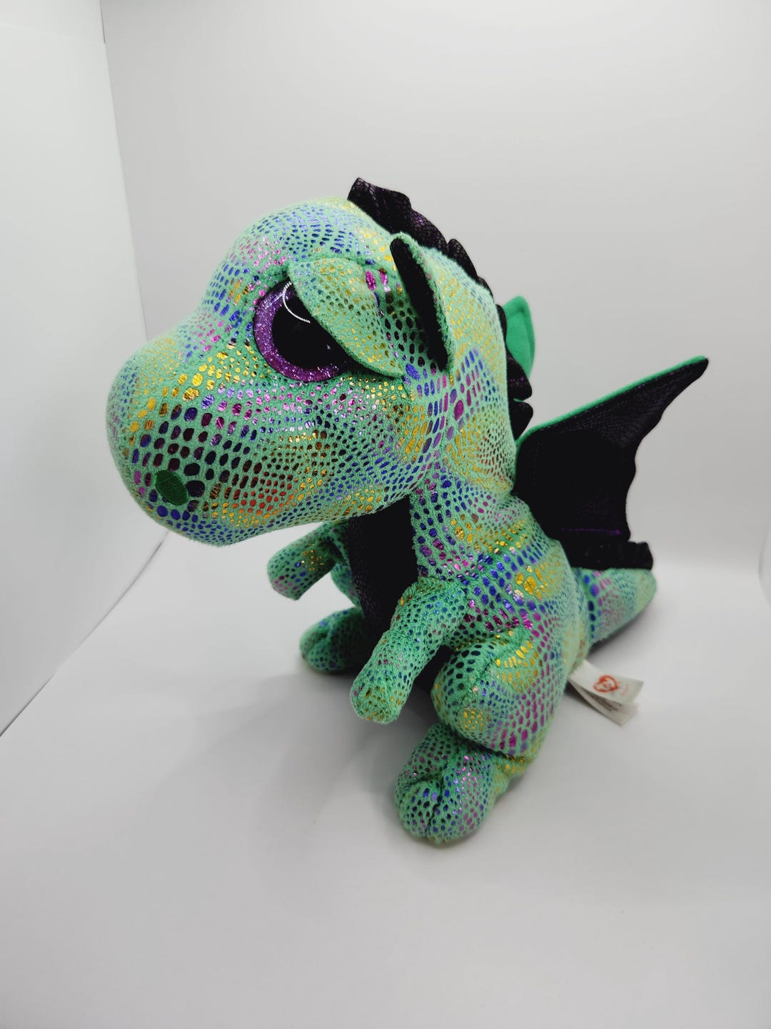 Ty Beanie Boo 'cinder' the Dragon (medium Size 9 Inch) - No Hang Tag - Etsy