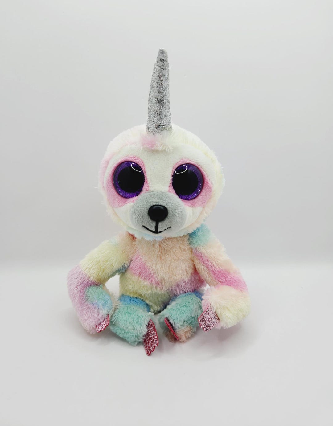 Ty Beanie Boo 'cooper' the Rainbow Unicorn Sloth (6 Inch) *rare* - No ...