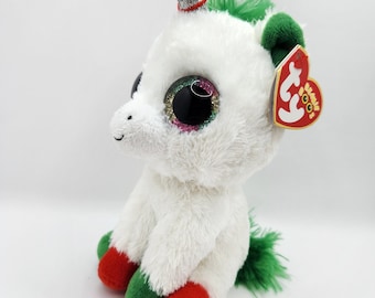 Vintage Ty Beanie Boo candy Cane the Holiday Unicorn 6 Inch Etsy UK