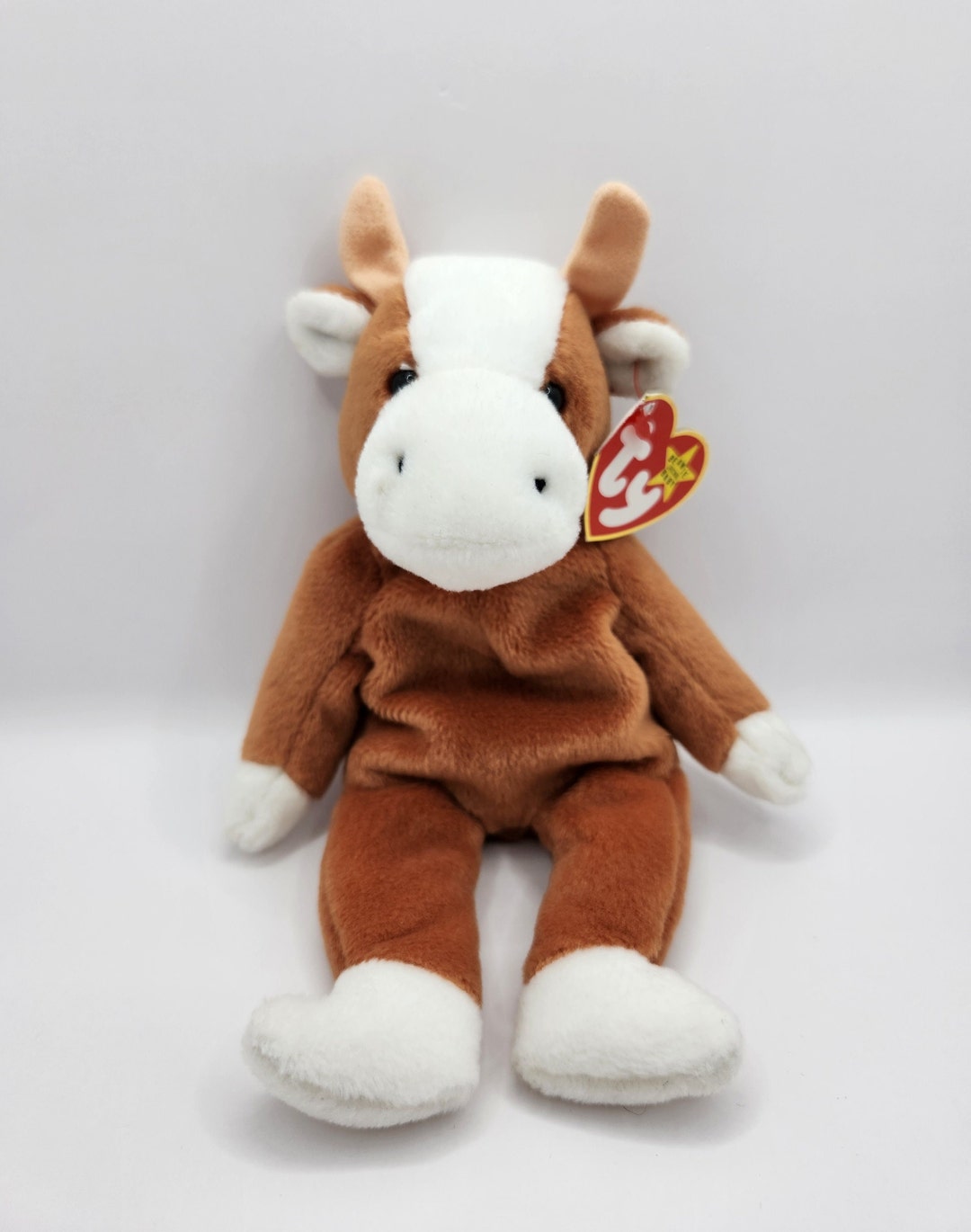 Vintage Ty Beanie Baby 'bessie' the Cow (8 Inch) - Etsy