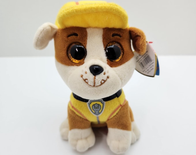 Ty Beanie Boo - Rubble the Dog From Paw Patrol (6in) No Tag - Etsy Canada