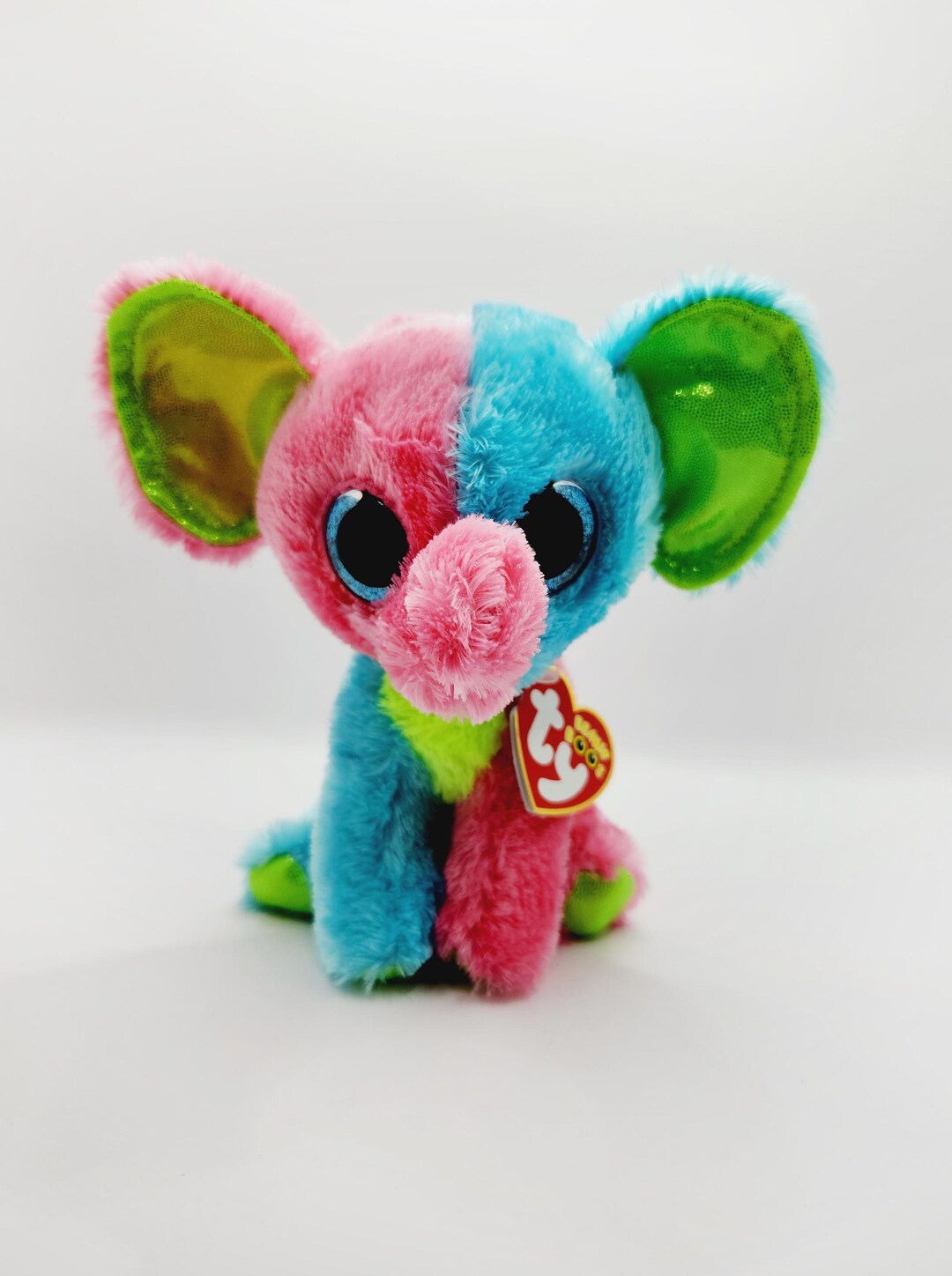 Vintage Ty Beanie Boo "elfie" the Elephant (6 Inch) - Justice Exclusive ...
