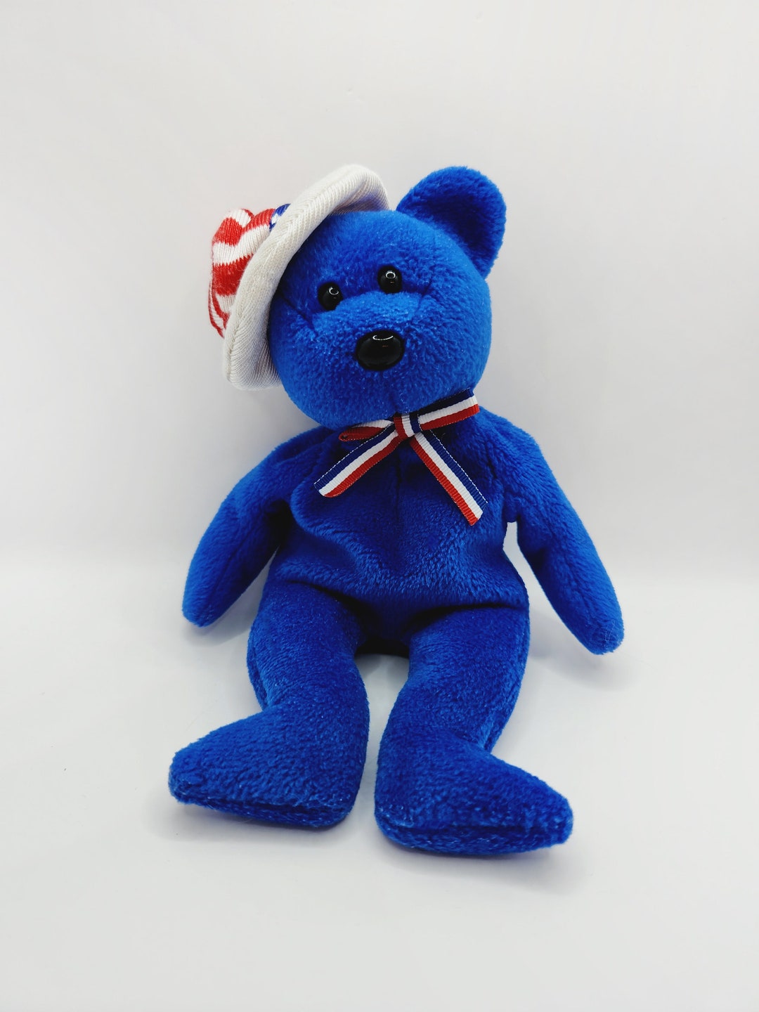 Vintage Ty Beanie Baby 'sam' the Patriotic Bear (8.5 Inch) - No Hang ...