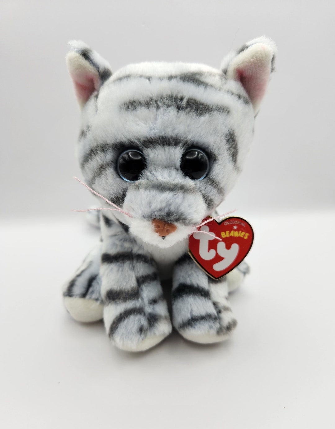 Ty Beanie Baby 'millie' the Gray Tabby Cat 7 Inch - Etsy