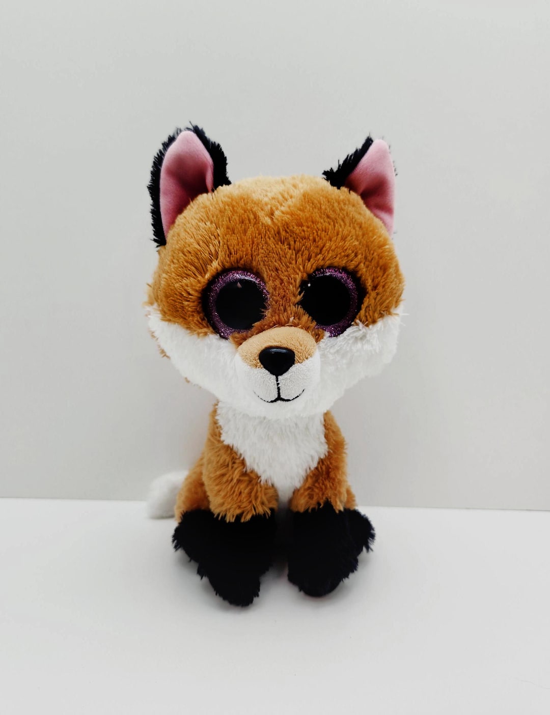 Vintage Ty Beanie Boo 'slick' the Fox (medium 9 Inch) - No Hang Tag - Etsy