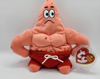 TY Beanie Baby 'patrick Star' Patrick From Spongebob Squarepants Best ...
