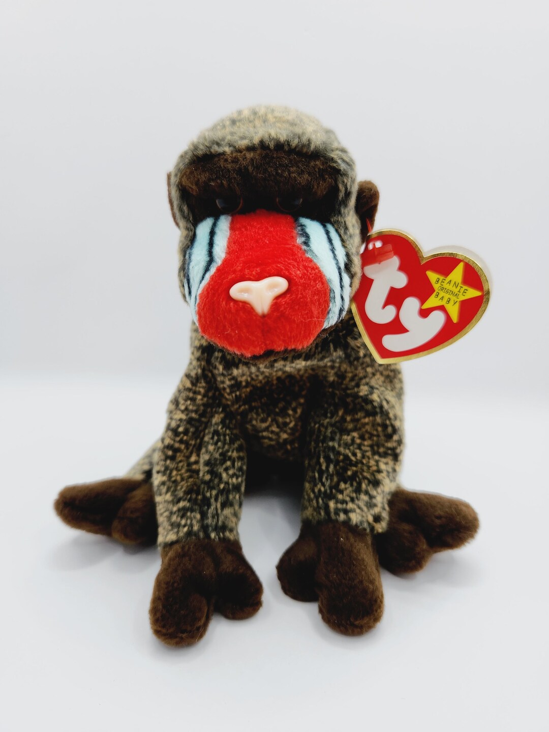 Ty Beanie Baby 'cheeks' the Baboon Monkey (6 Inch) - Etsy