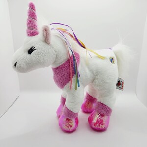 Vintage GANZ Webkinz ~ Ribbon Unicorn (10 Inch) - No Code - *rare* - Etsy