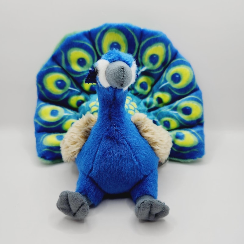 Peacock Stuffed Toy - Etsy