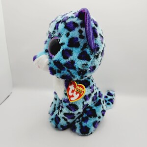 Vintage Ty Beanie Boo 'lizzie' the Blue Leopard (medium 9 Inch ...