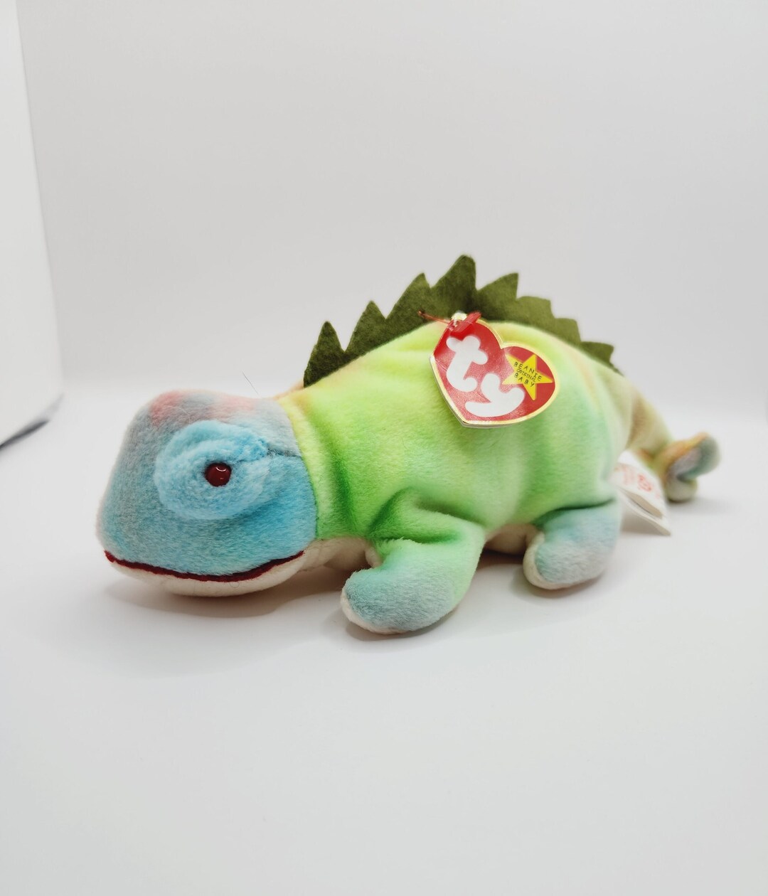 Vintage TY Beanie Baby 'iggy' the Tie-dye Iguana (9 Inch) - Made in ...