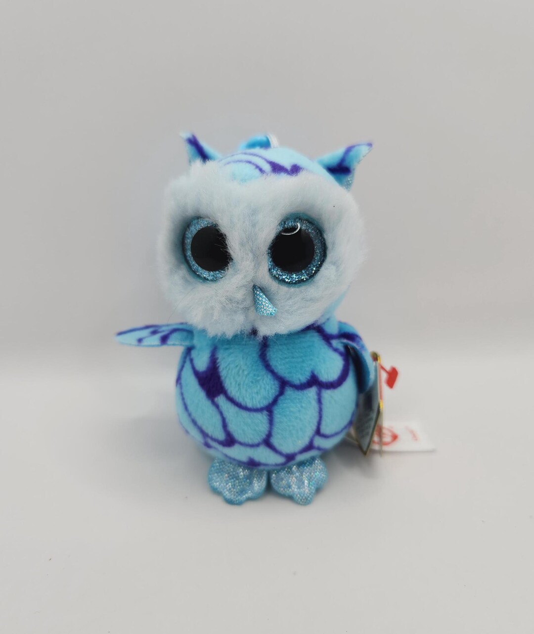 Vintage Ty Beanie Boo 'oscar' the Blue Owl - *key Clip* (4 Inch) - Etsy