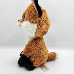 Vintage Ty Beanie Boo 'slick' the Fox (6 Inch) - No Hang Tag - Etsy