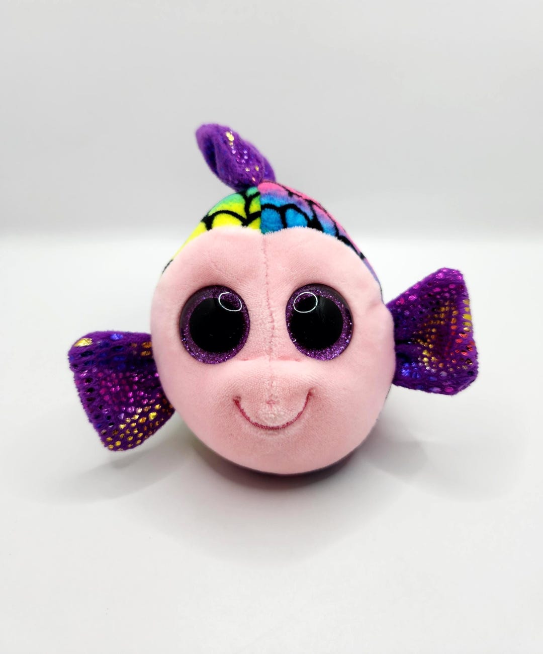Ty Beanie Boo "flippy" the Rainbow Fish (6 Inch) - No Hang Tag - Etsy UK