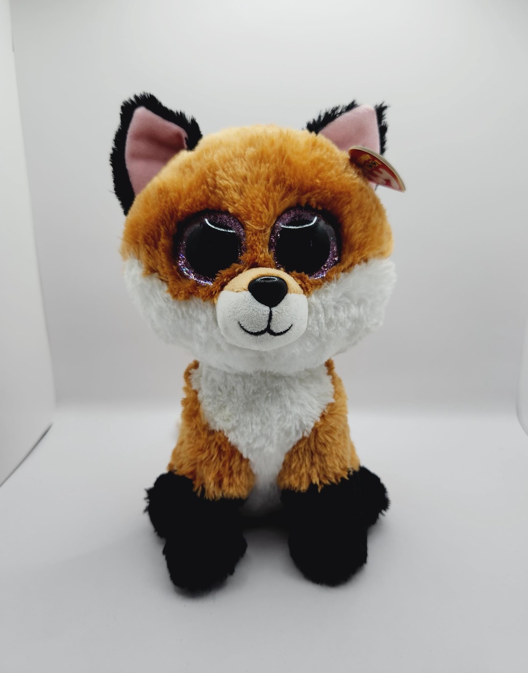 Vintage Ty Beanie Boo 'slick' the Fox (medium 9 Inch) - Etsy