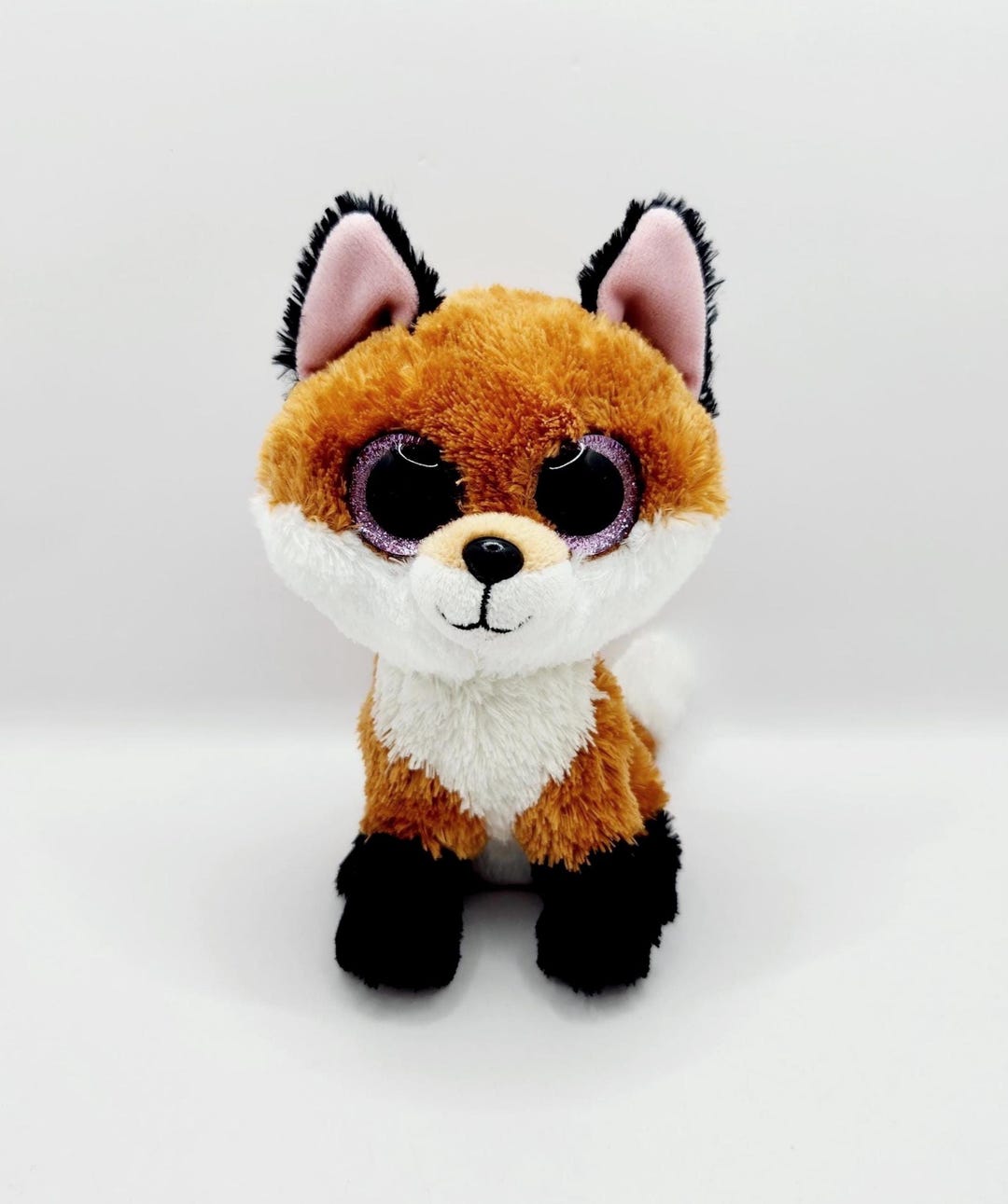 Ty Beanie Boo 'slick' the Fox (6 Inch) - No Hang Tag - Etsy