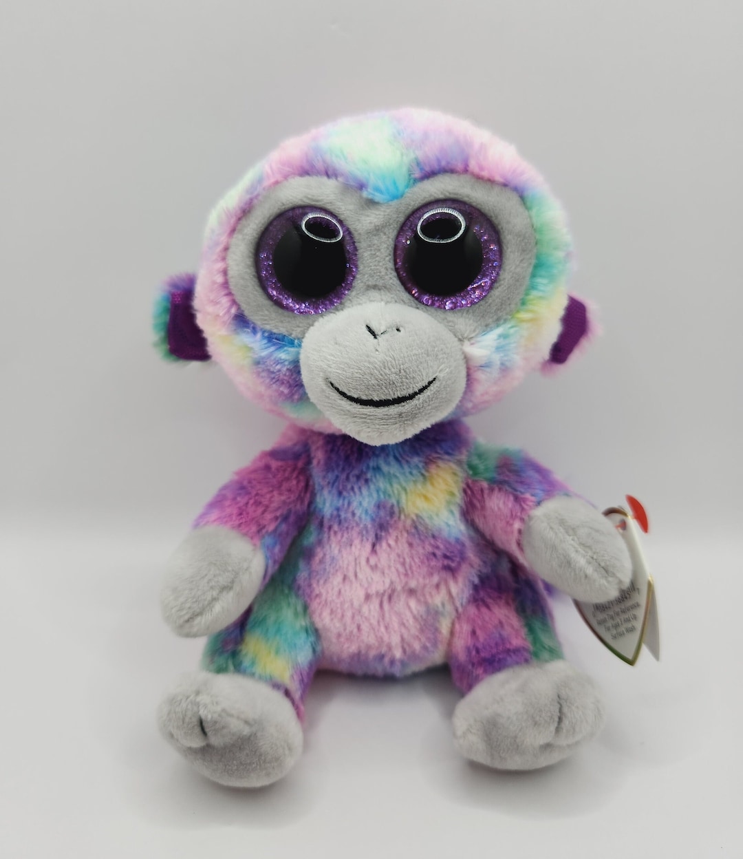 Vintage Ty Beanie Boo 'zuri' the Tie-dye Monkey 6 Inch - Etsy