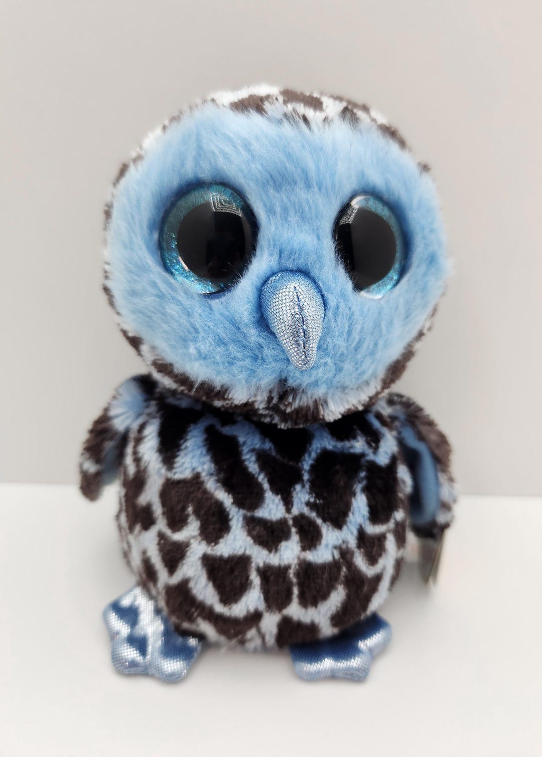 Ty Beanie Boo "yago" the Blue Owl (6 Inch) *rare* - No Hang Tag - Etsy