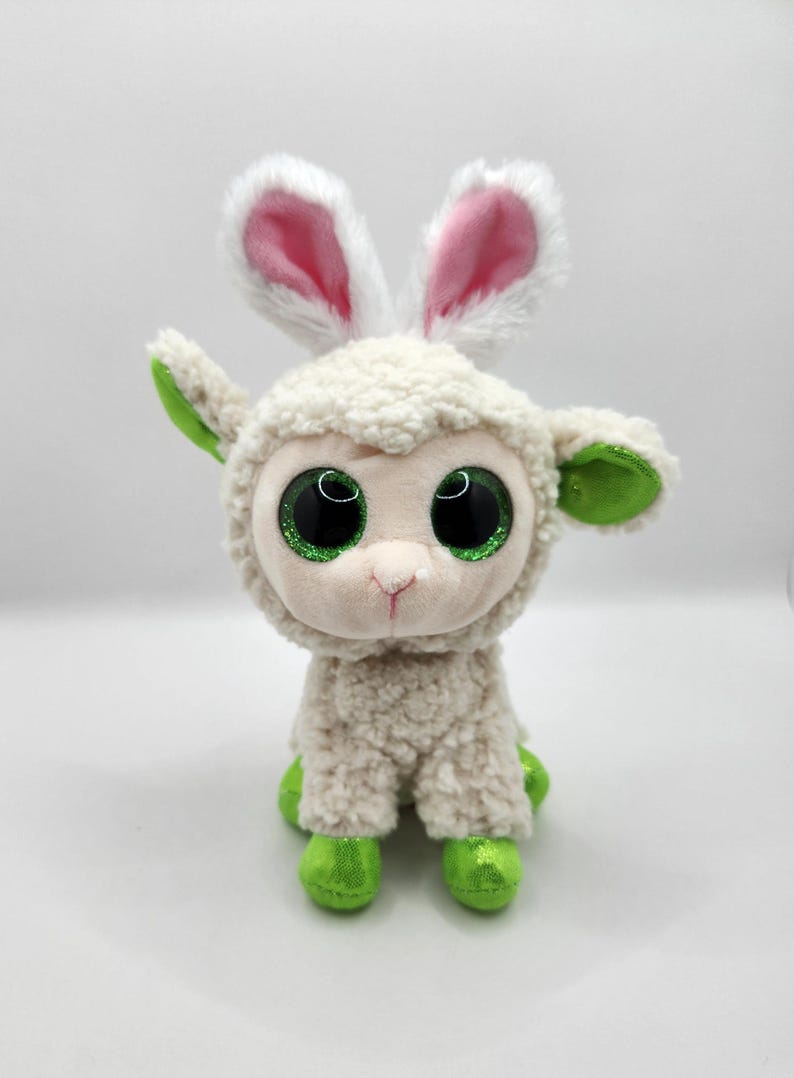 Ty Beanie Boo 'mary' the Lamb With Rabbit Ears (6 Inch) - No Hang Tag ...