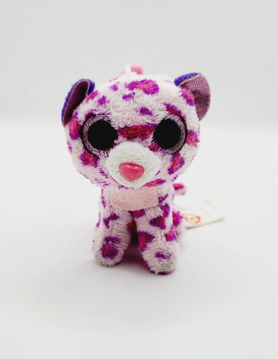 Vintage Ty Beanie Boo 'glamour' the Pink Cat - *key Clip* (3.5 Inch) - Etsy
