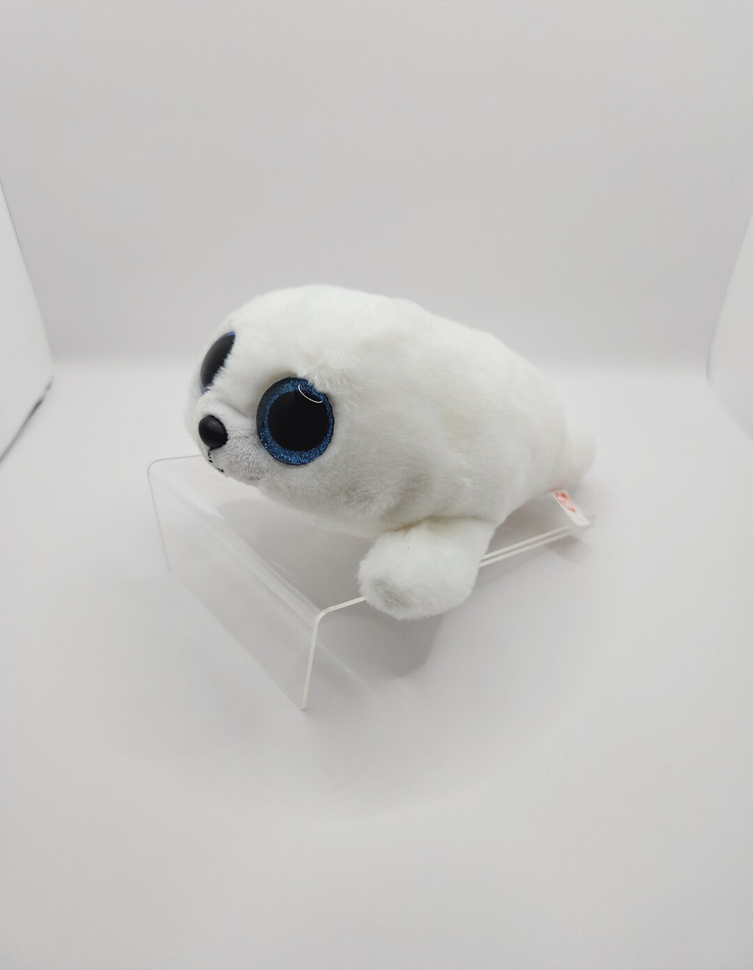Vintage Ty Beanie Boo 'icy' the White Seal (6 Inch) Glitter Eye Version ...