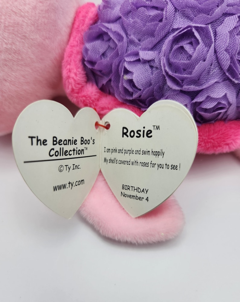 Ty Beanie Boo 'rosie' the Turtle 6 Inch - Etsy