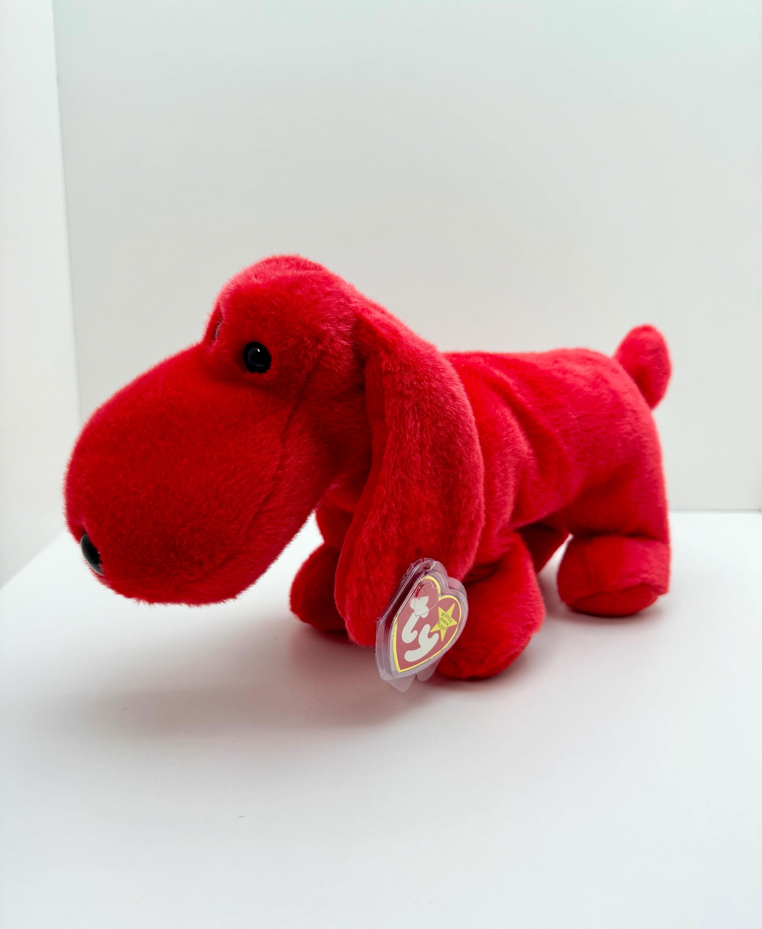 Vintage Ty Beanie Buddy rover the Red Dog 12 Inch Etsy UK