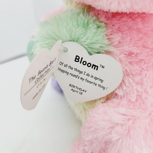 Ty Beanie Boo 'bloom' the Easter Bunny Rabbit medium 9 Inch rare - Etsy