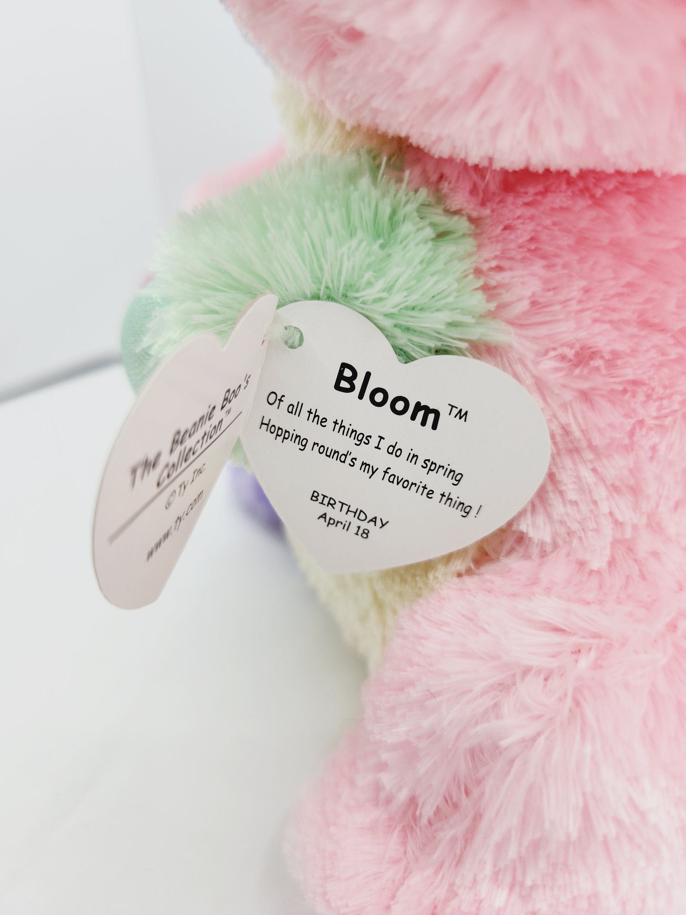 Ty Beanie Boo bloom the Easter Bunny Rabbit medium 9 Inch rare Etsy UK