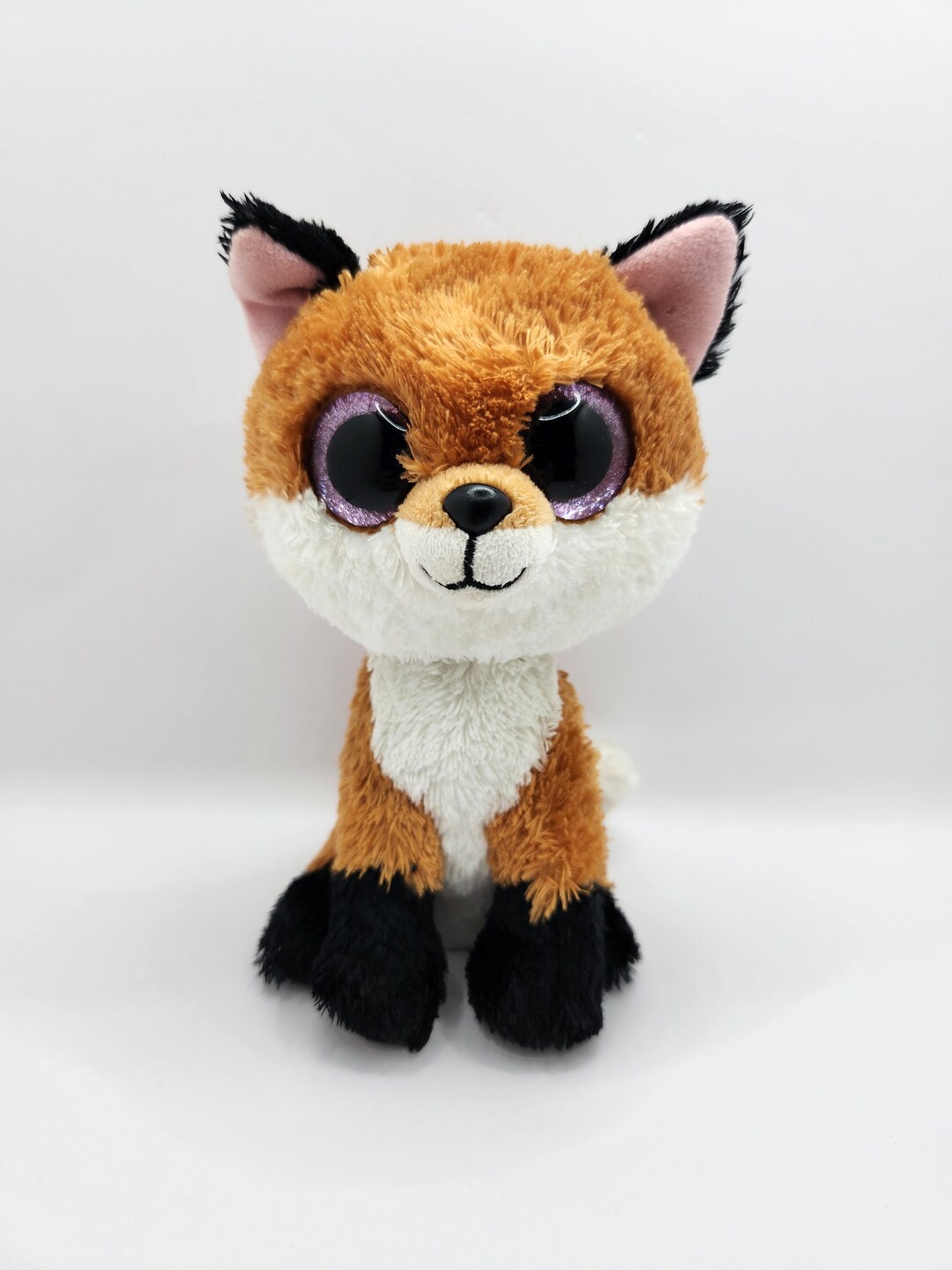 Vintage Ty Beanie Boo 'slick' the Fox (6 Inch) - No Hang Tag - Etsy