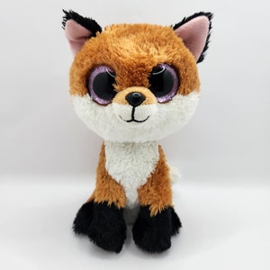 Vintage Ty Beanie Boo 'slick' the Fox (6 Inch) - No Hang Tag - Etsy