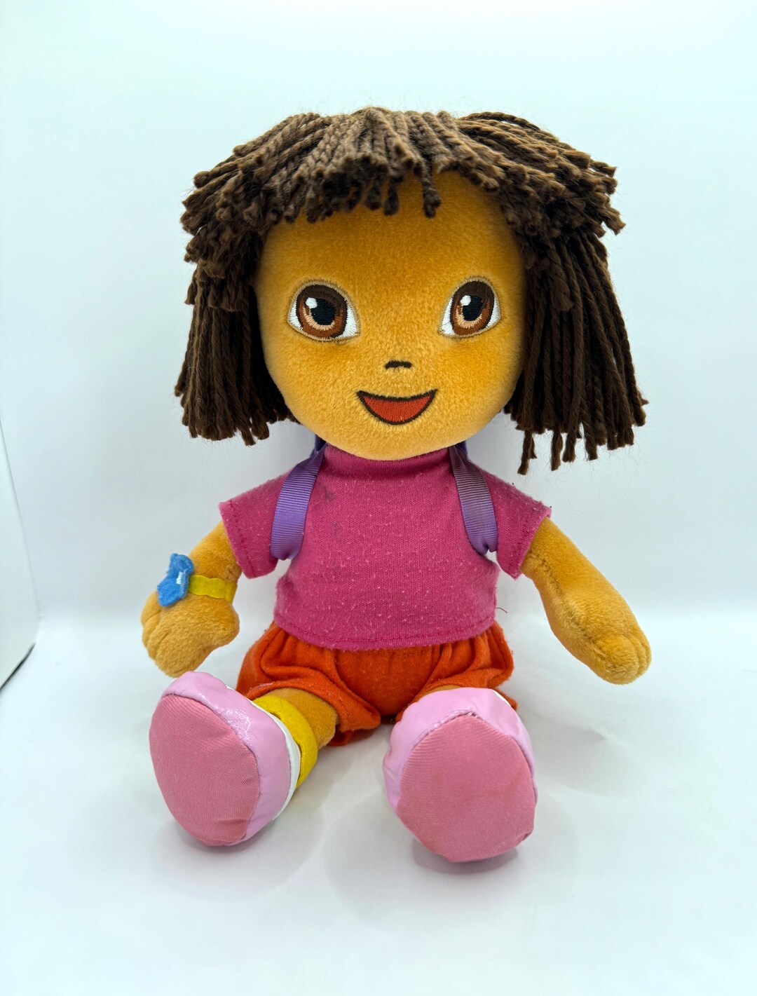 Vintage TY Beanie Buddy "dora the Explorer" 16 Inch Yarn Hair *rare ...