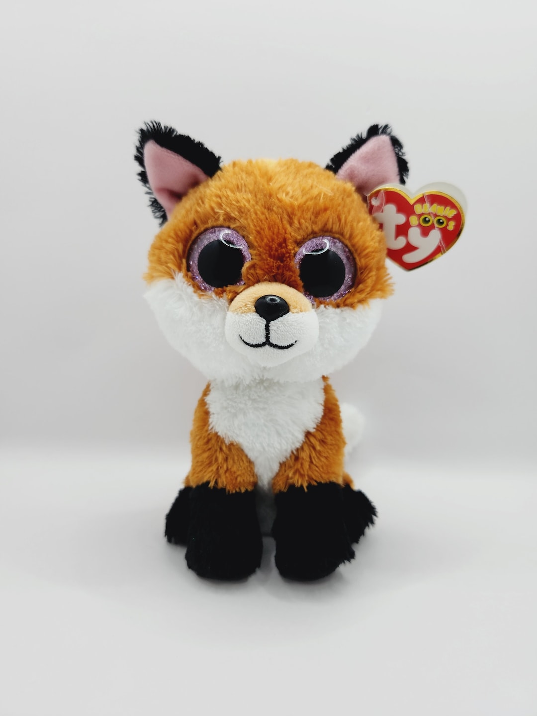 Ty Beanie Boo 'slick' the Fox 6 Inch - Etsy