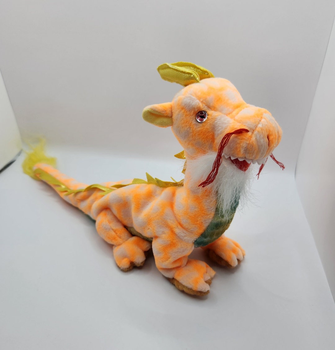 Vintage Ty Beanie Baby 'loong' the Orange Dragon - Asia Pacific ...