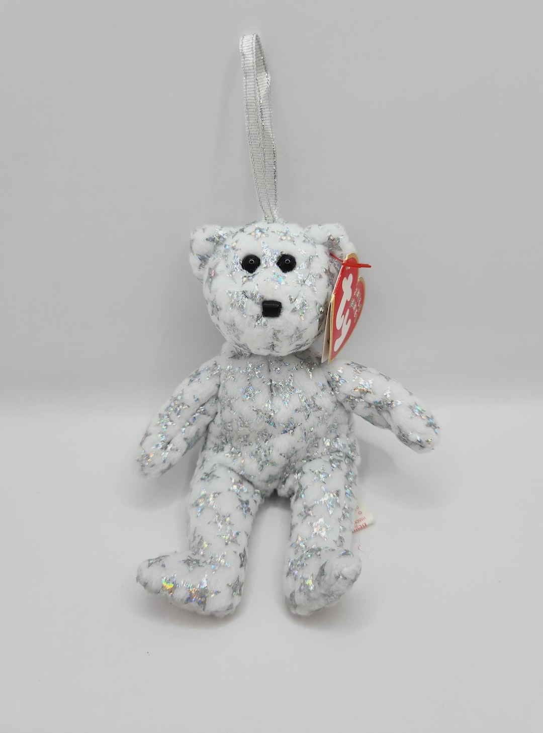 Vintage Ty Jingle Beanie Bear 'the Beginning' the Bear - Holiday Tree ...