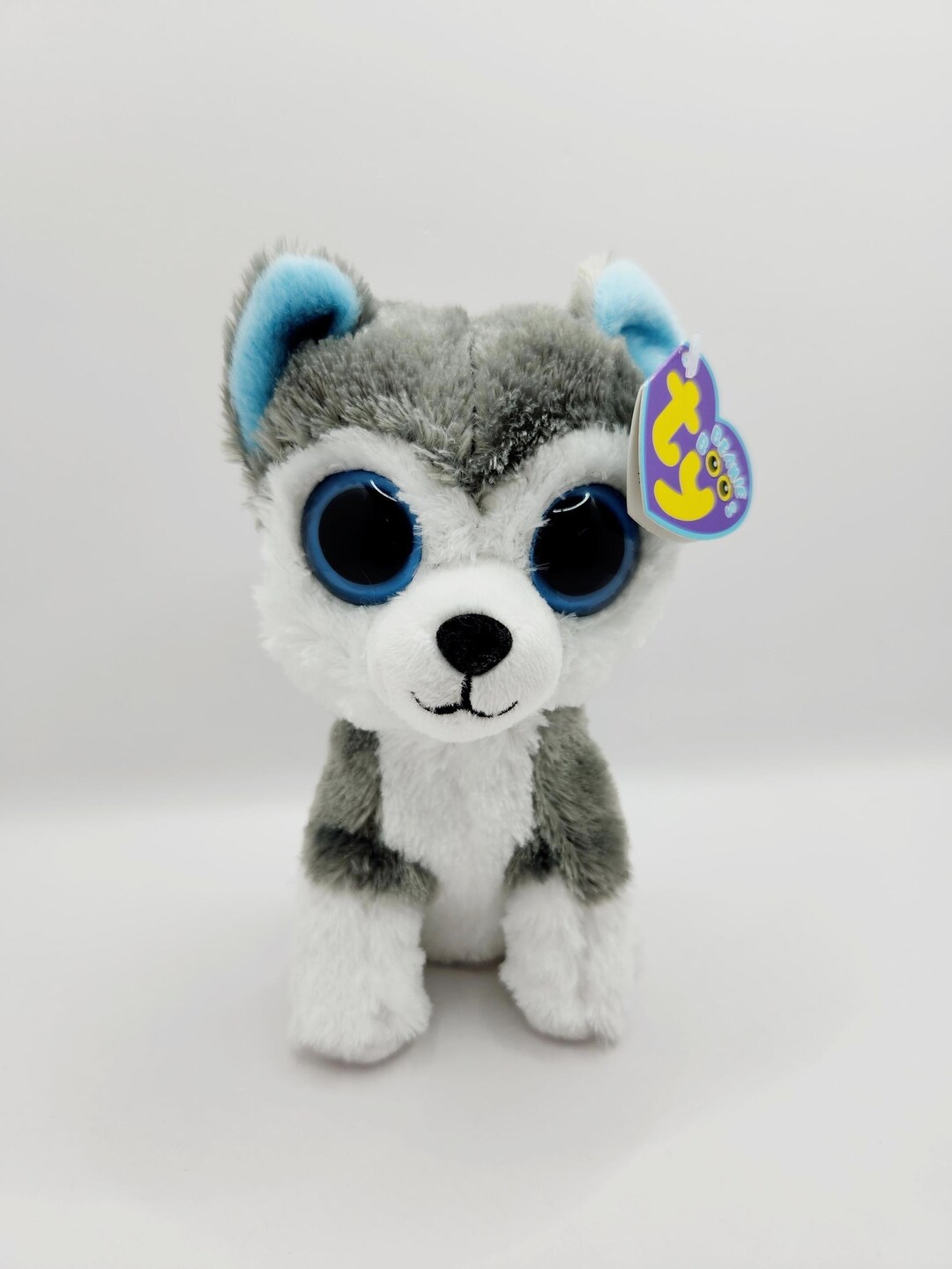 Ty Beanie Boo "slush" the Husky Dog (6 Inch) Purple Hang Tag *rare* - Etsy