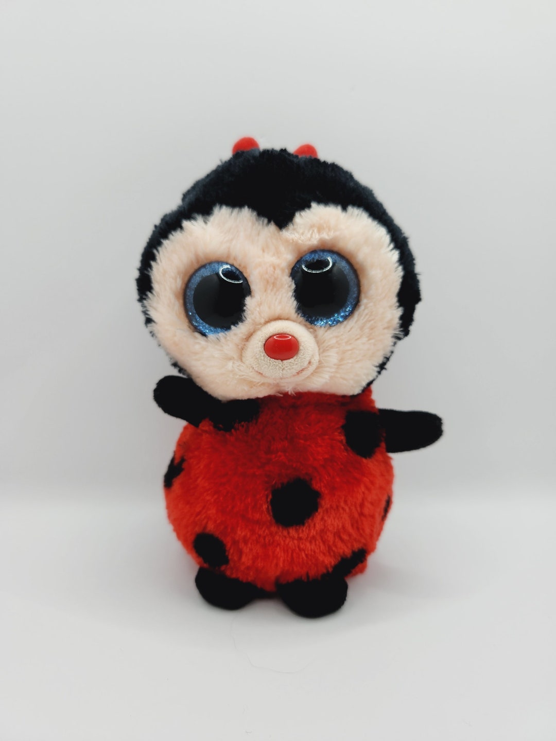 Ty Beanie Boo 'bugsy' the Ladybug 6 Inch Solid - Etsy