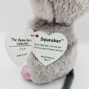 Ty Beanie Boo 'squeaker' the Mouse (6 Inch) - Etsy