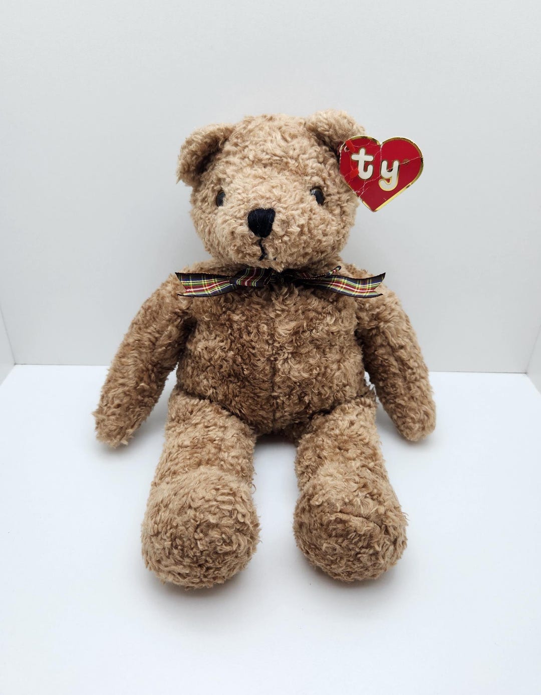 Vintage Ty Classics Collection 'curly' the Bear (17 Inch) *rare* - Etsy