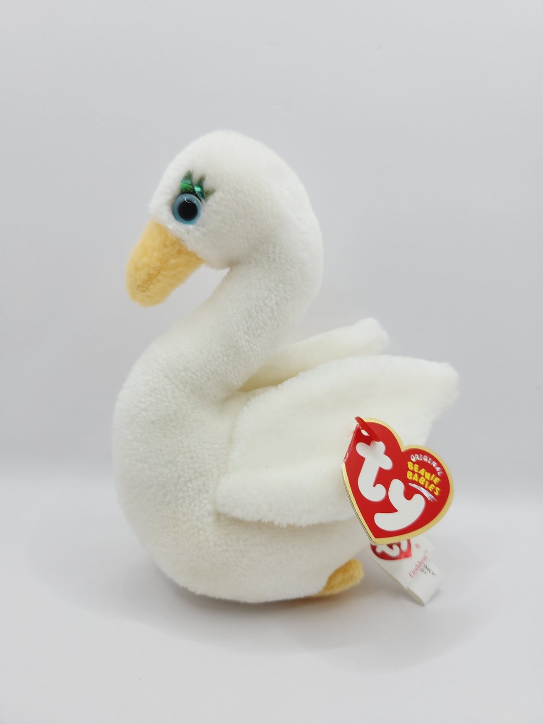 Vintage Ty Beanie Baby 'goddess' the White Swan (6 Inch) - Etsy