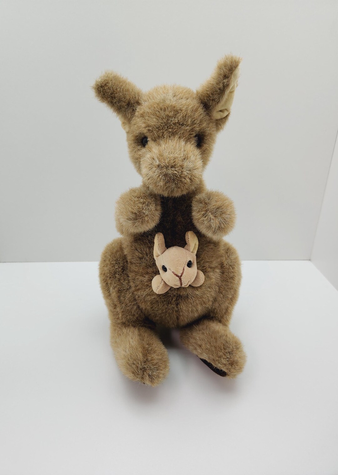 Vintage Gund Kangaroo With Baby Joey Plush (15 Inch) - Etsy