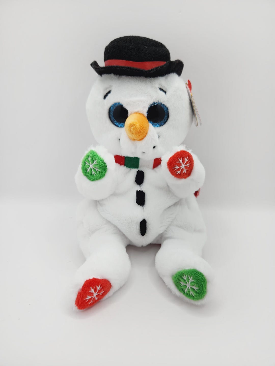 Vintage Ty Beanie Bellies Collection 'weatherby' the Snowman (6 Inch ...